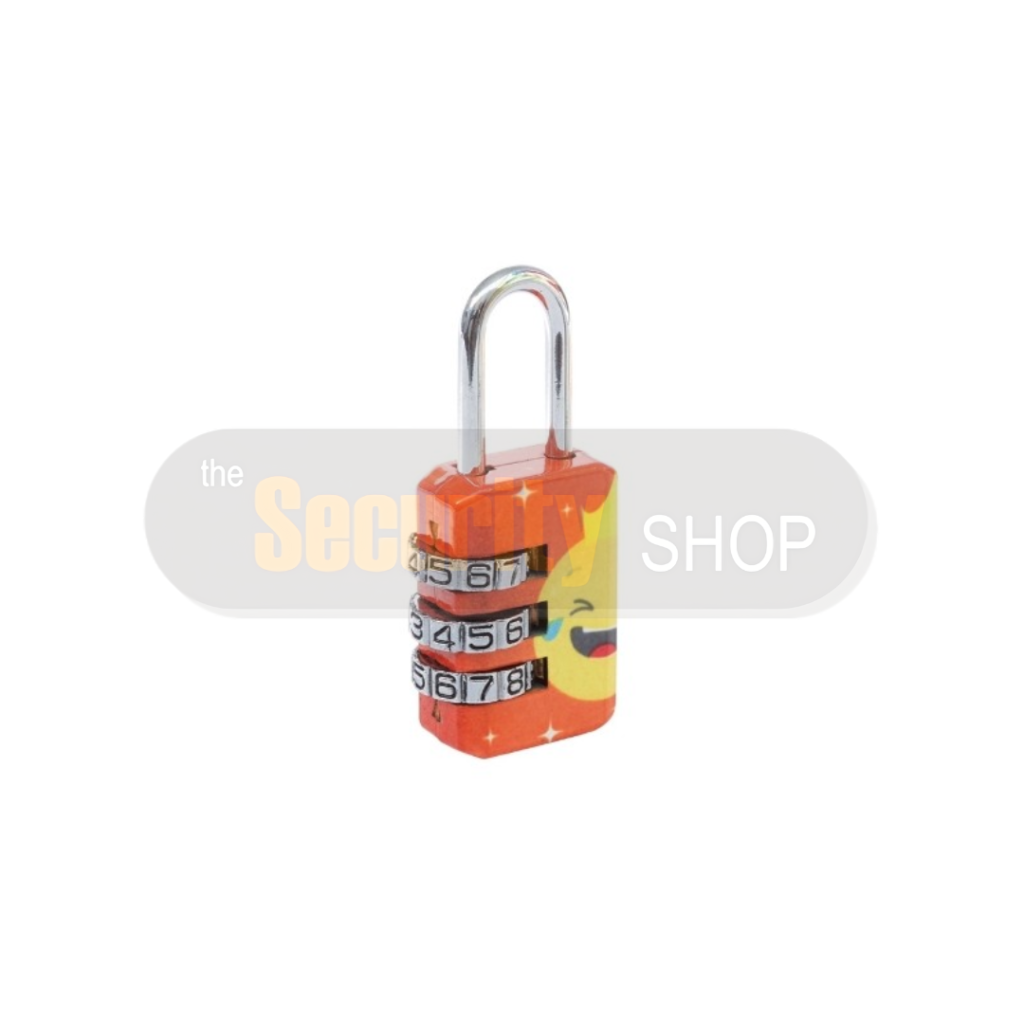YALE 22mm Emoji Combination Lock – Orange - The Security Shop